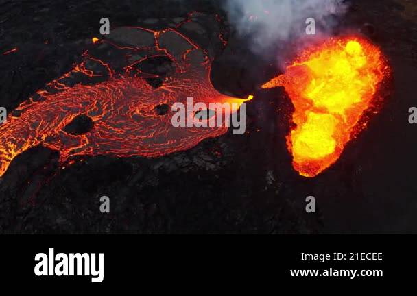 Geological Phenomenon: A Captivating Landscape Depicting the Eruption ...