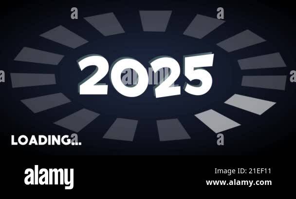 2025 number with Loading, Downloading, Uploading Bar Indicator ... 2025 number with Loading, Downloading, Uploading Bar Indicator ...
