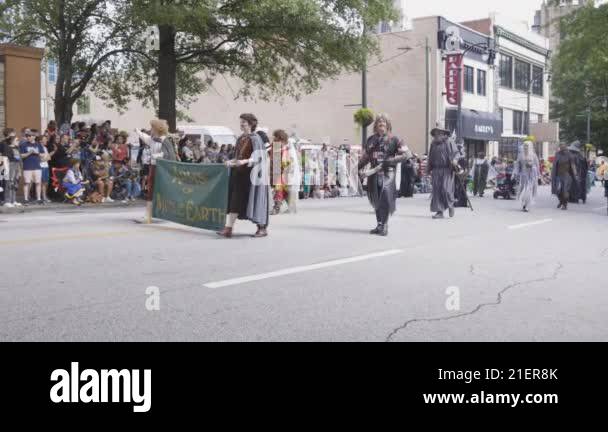 Atlanta, GA / USA September 2, 2023: People wearing middle earth ...