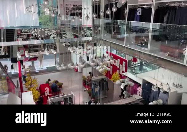H and M store in Central Samui shopping mall building in ho chi minh ...