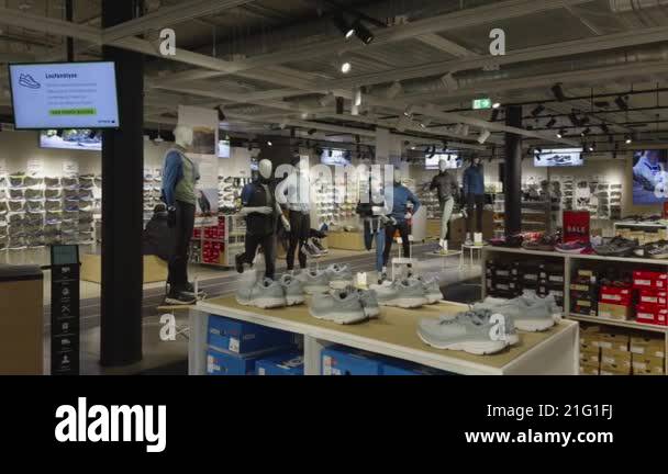December 20, 2023. Munich Germany. Sporting goods store Sporthaus ...