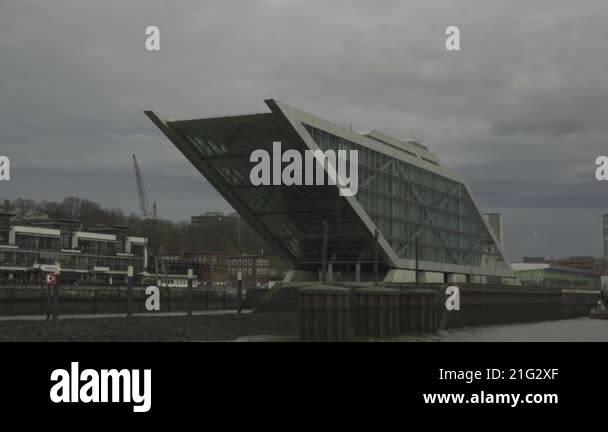 Hamburg, Germany. Modern architecture Dockland office building in ...