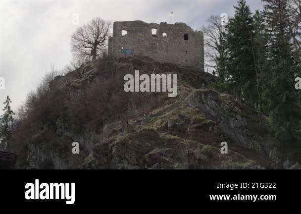 Fussen Germany. Burgruine Falkenstein Allgau bei Pfronten ruined ...