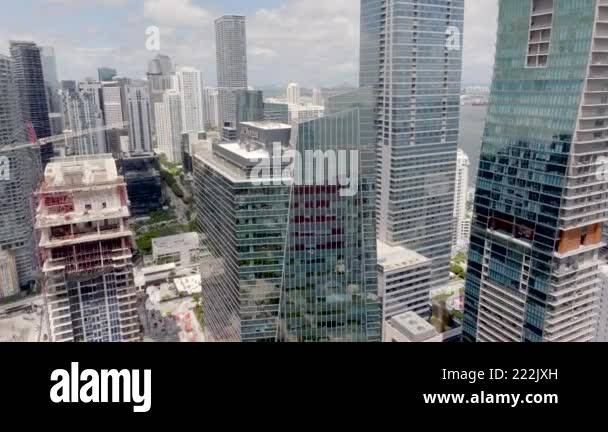 Miami, FL, USA - September 27, 2024: Rooftop flyover J P Morgan Chase ...