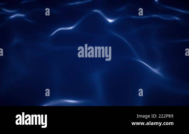 Blue digital waves, blue gradient background, wave animation, 4k ...