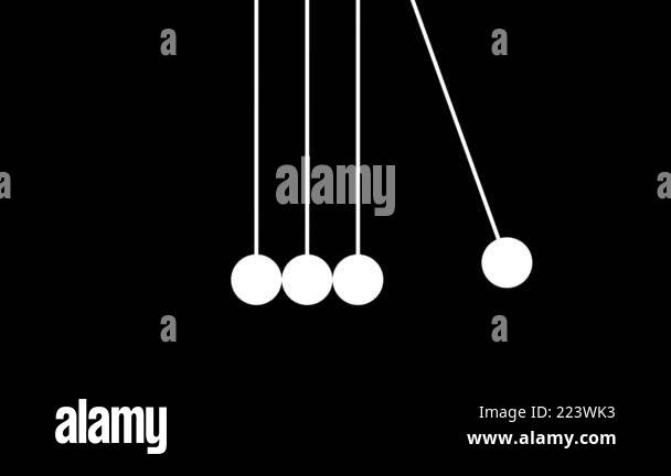 Animation of pendulum icon illustrates the concept of motion and ...