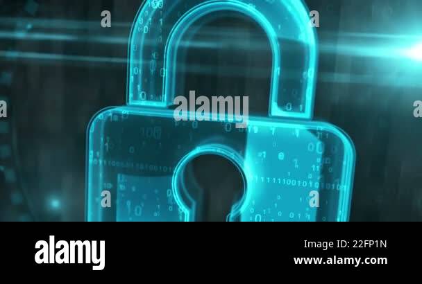 Cyber Security And Computer Data Protection With Padlock Symbol Digital Concept Cyber