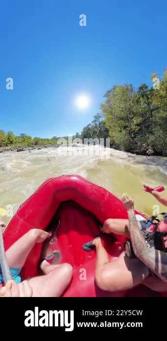 Vertical video. Vertical video. The red raft is captured in a first ...