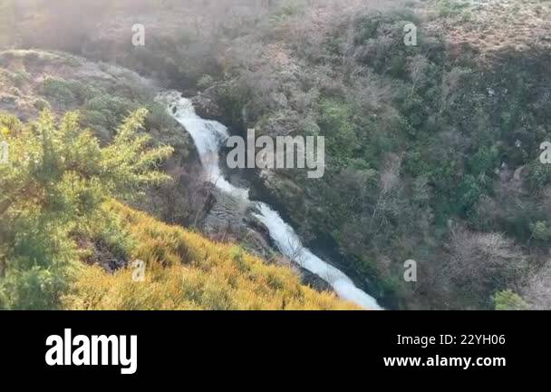 Impressive Inchree Falls (Waterfall) in Scotland. Hills and Glens of ...