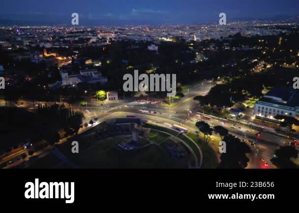 Cinematic Establishing Aerial View Above Circus Maximus - Ancient Roman ...
