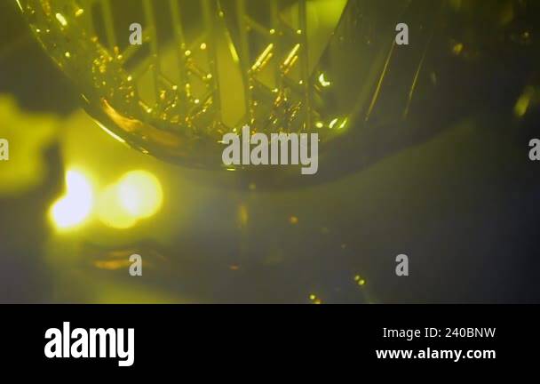 Process working 3D printer. 3D printing from liquid material close-up ...