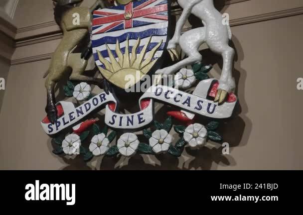 Victoria, British Columbia, Canada, 05.05.2024 Giant sculpture of the ...