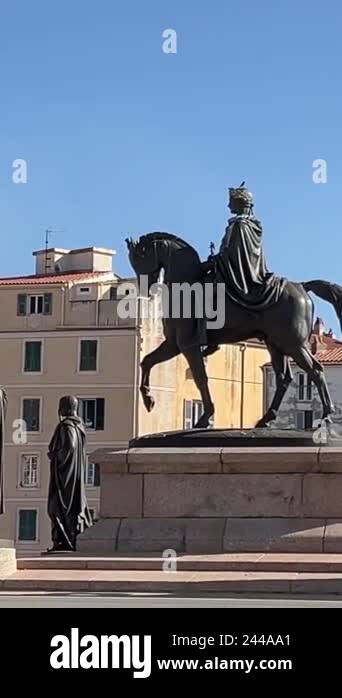 Statue of Napoleon Bonaparte on Place Diamant Birthplace of Napoleon ...