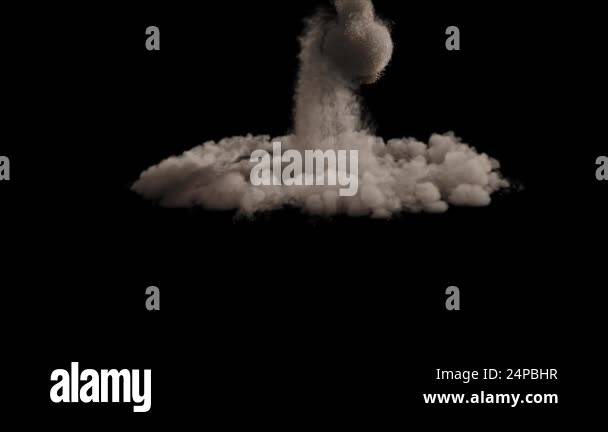 3d rendering of dust particle simulation with alpha channel ...