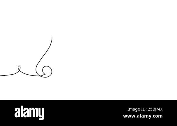 World Music Day simple animated illustration with treble clef sign and ...