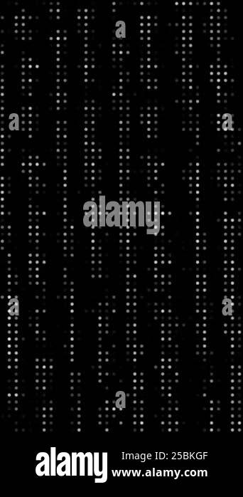abstract animated halftone dotted retro technology background, random ...