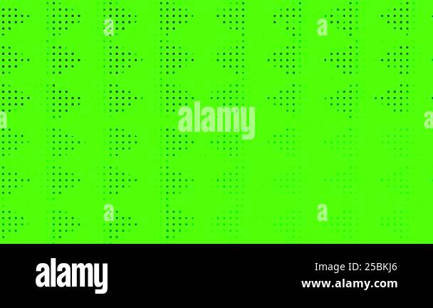 green screen (chroma key) 4k stop motion halftone dotted texture loop ...