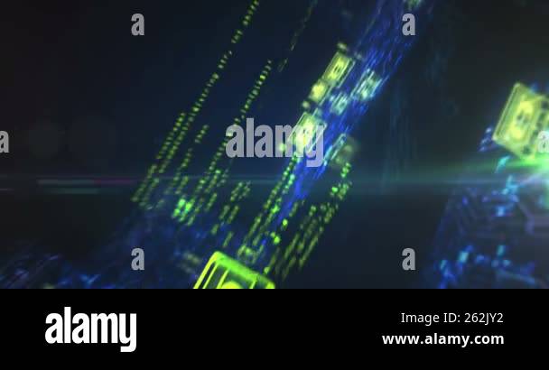 Audio Cassette tape retro 80s music record symbol abstract cyber ...