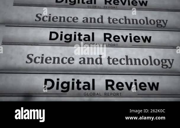 Science and technology innovation in business vintage news and ...