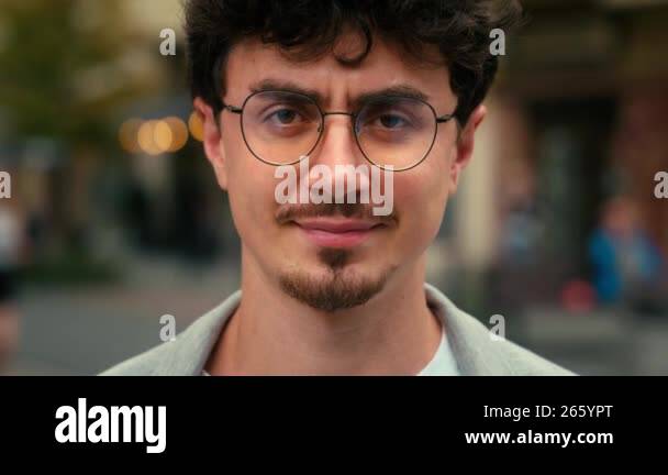 Portrait headshot smiling positive male Hispanic man guy wearing ...