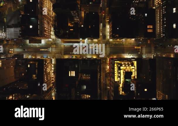 Aerial views highlight the vibrant energy of a bustling Manhattan, New ...