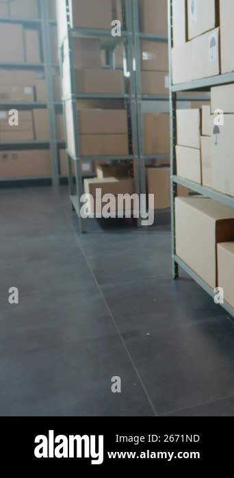 Postal Sorting Center, Online Store Retail Warehouse with E-Commerce ...