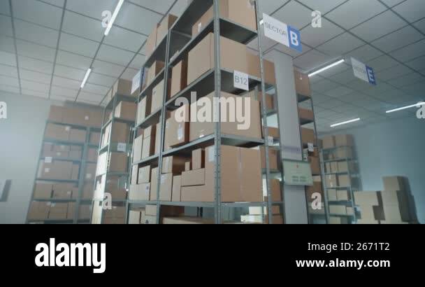 Postal Sorting Center, Online Store Retail Warehouse with E-Commerce ...