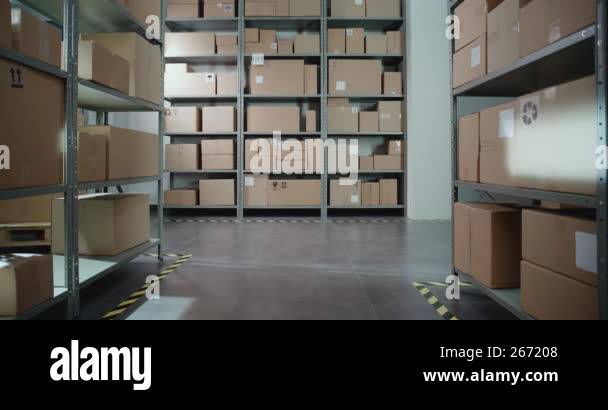 Postal Sorting Center, Online Store Retail Warehouse with E-Commerce ...