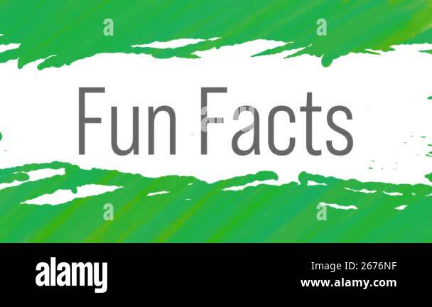 Fun Facts text written over animated background with changing colorful ...