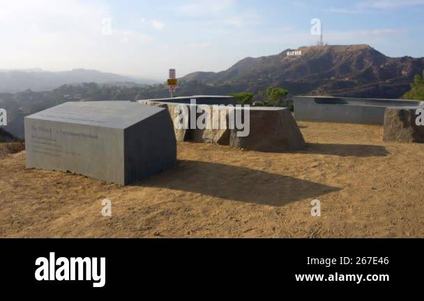 Los Angeles, California - December 14, 2024: Panoramic viewpoint at ...