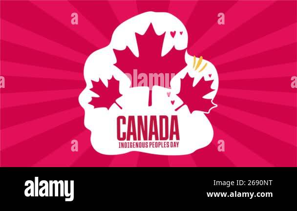 happy indigenous canada day to the indigenous people of canada Stock ...