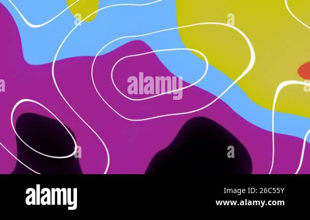 This vibrant abstract design features colorful wave patterns, ideal for ...