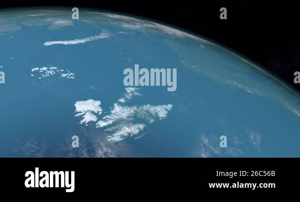 Svalbard Archipelago in planet earth, aerial view Stock Video Footage ...