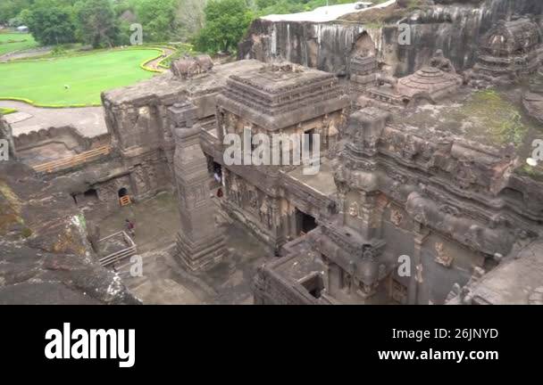 Kailasa Temple, Ellora caves, It is one of the largest rock-cut cave ...