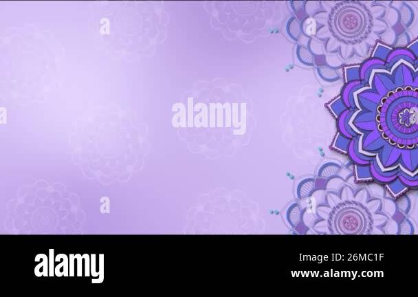 Animated flowers bloom and expand across the screen Stock Video Footage ...