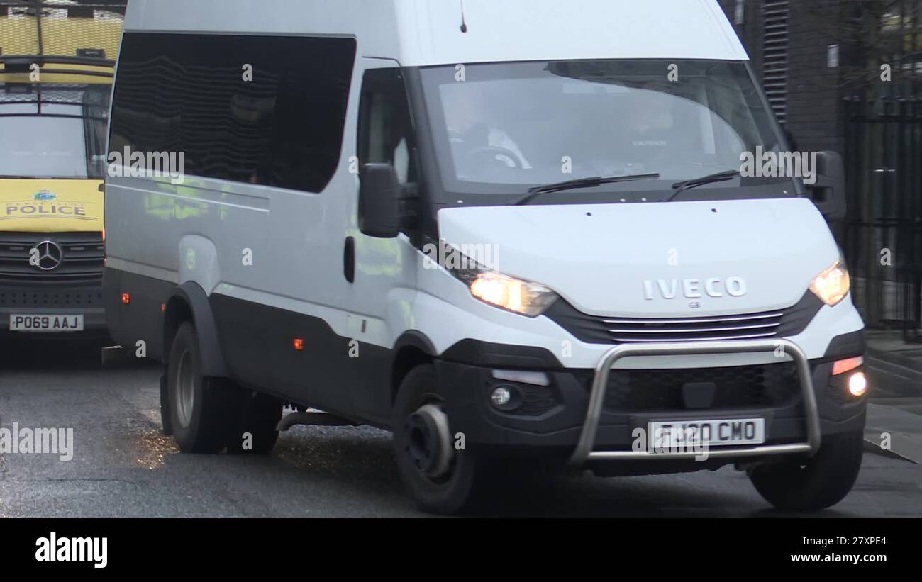 Axel Rudakabana pleads guilty to Southport murders Stock Video Footage ...