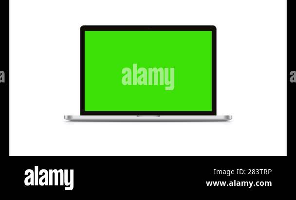 Laptop Mockups Animation Green ScreenModern Digital Devices Mockups ...