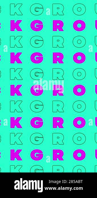 Text newspaper animated background. Cyan turquoise purple color. High ...