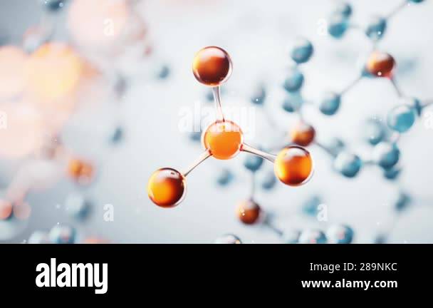 Transparent molecules background, 3d rendering Stock Video Footage - Alamy