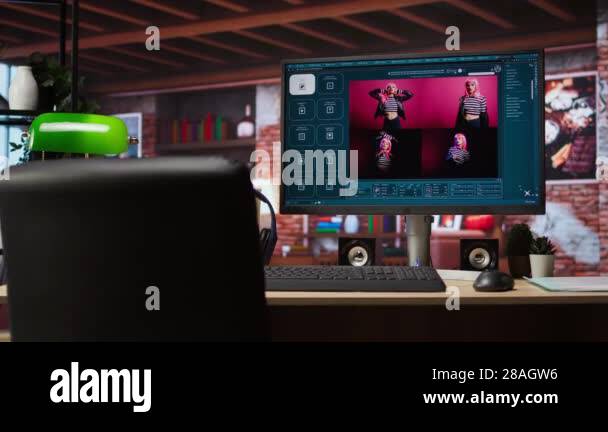 Generative artificial intelligence GPT on PC monitor with image understanding capabilities ...