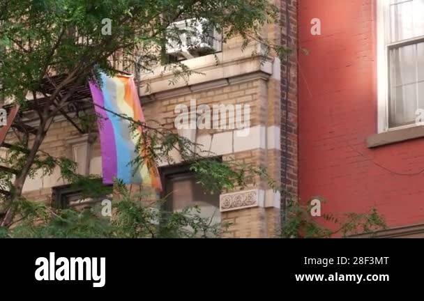 New York City building architecture, Manhattan USA. Urban residential ...