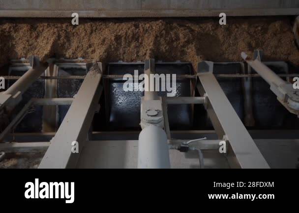 Heavy duty machinery with metal beams and hydraulic components ...