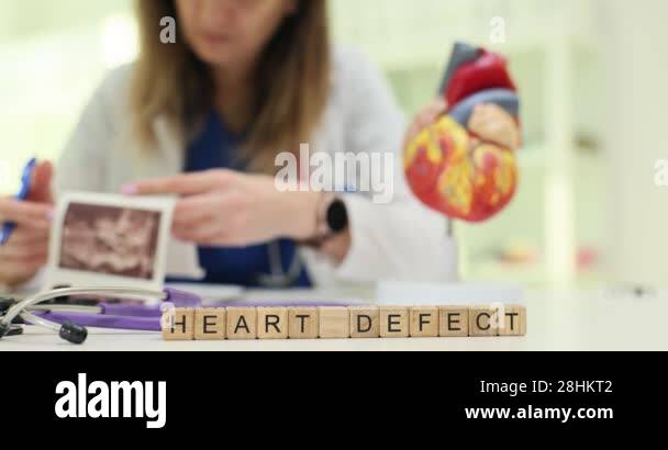 A healthcare professional studies heart materials with a detailed 3D ...