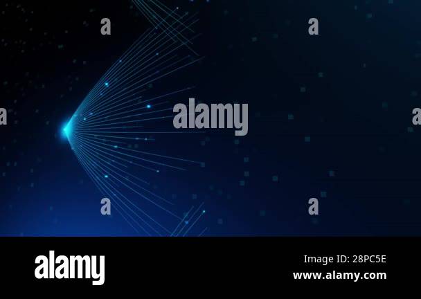 Big data technology - data flow concept - neural network animation for ...