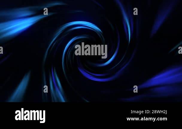 Dark blue futuristic energy vortex. Fantasy glowing gradient warp wormhole time travel.Sci fi ...