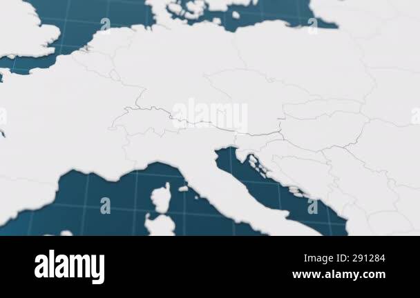 Europe blue map with borders Stock Videos & Footage - HD and 4K Video ...