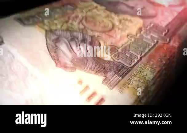 Cambodia money Cambodian riel counting. 2000 KHR banknotes. Fast cash ...