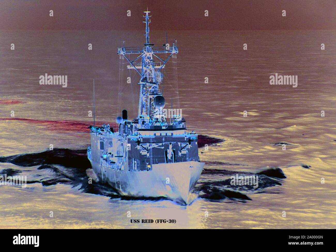 USS REID (FFG-30 Stock Photo - Alamy