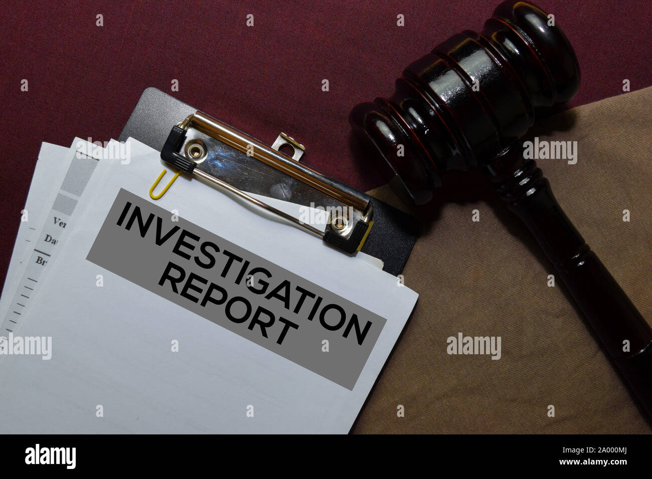 Crime investigation form hi-res stock photography and images - Alamy