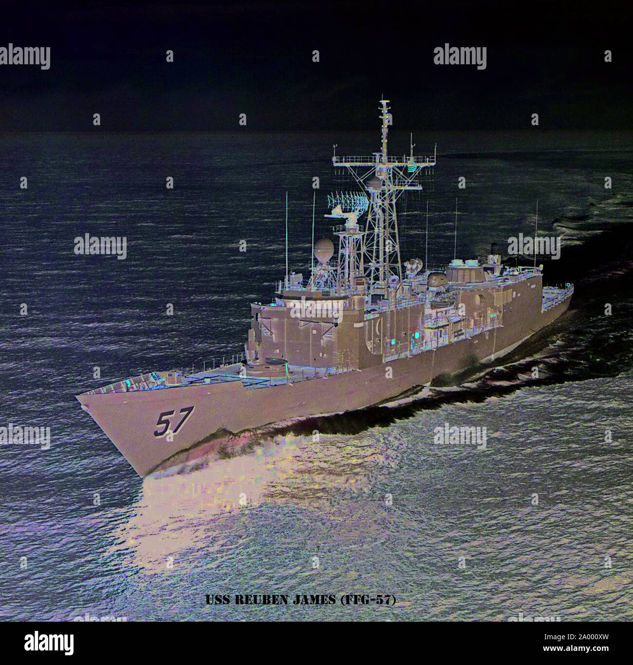 USS REUBEN JAMES (FFG-57 Stock Photo - Alamy